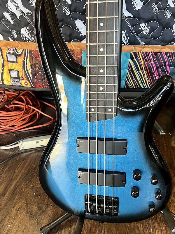 Ibanez SDGR Soundgear - Soda Blue Sunburst Electric Bass | Reverb