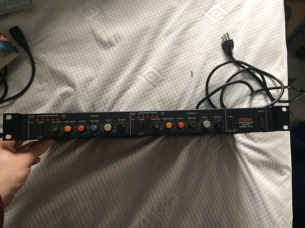 Fostex 3070 Limiter Compressor 80s black | Reverb