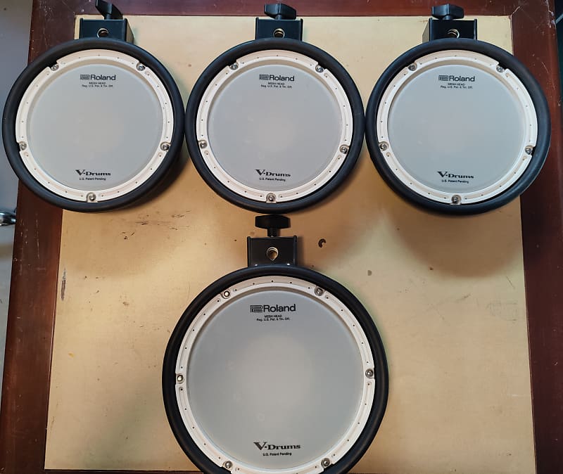 Roland PDX-8 and PDX-6a (3) Mesh Head Electronic Drums | Reverb