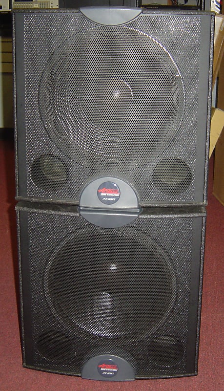 Apogee Sound AFI-115 15" Subwoofer System (PAIR) BLACK Finish | Reverb