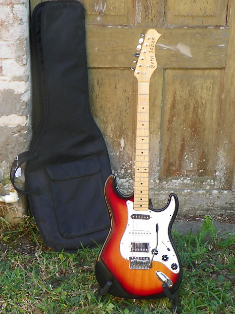 Harmony H80T Strat Stratocaster Electric Guitar Sunburst w/ | Reverb