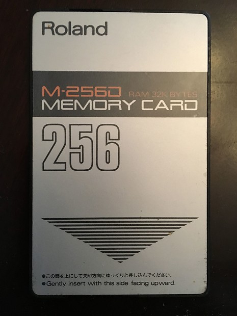 Roland M-256D Memory Card | Reverb