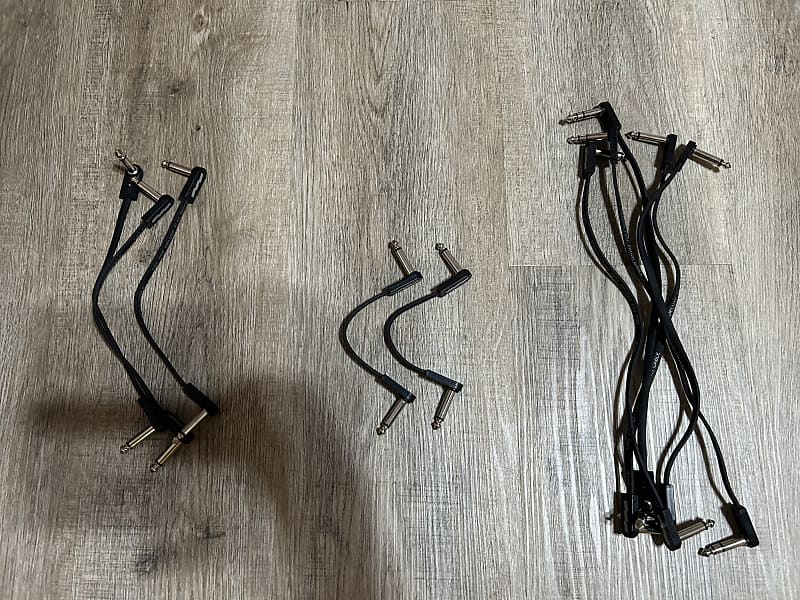 EBS Deluxe Flat Patch Cable Lot Multiple Sizes | Reverb