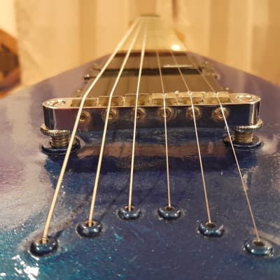 Jackson Flying V w/HSC -Blue | Reverb