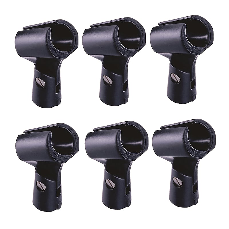 Six (6) Pack Mic Clips Unbreakable Plastic Condenser | Reverb