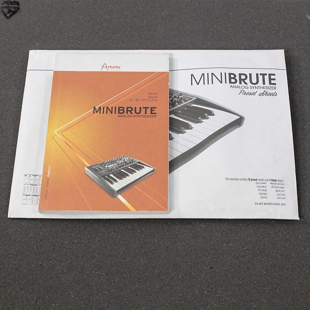 Arturia Minibrute Manual & Patch Sheet Overlays | Reverb