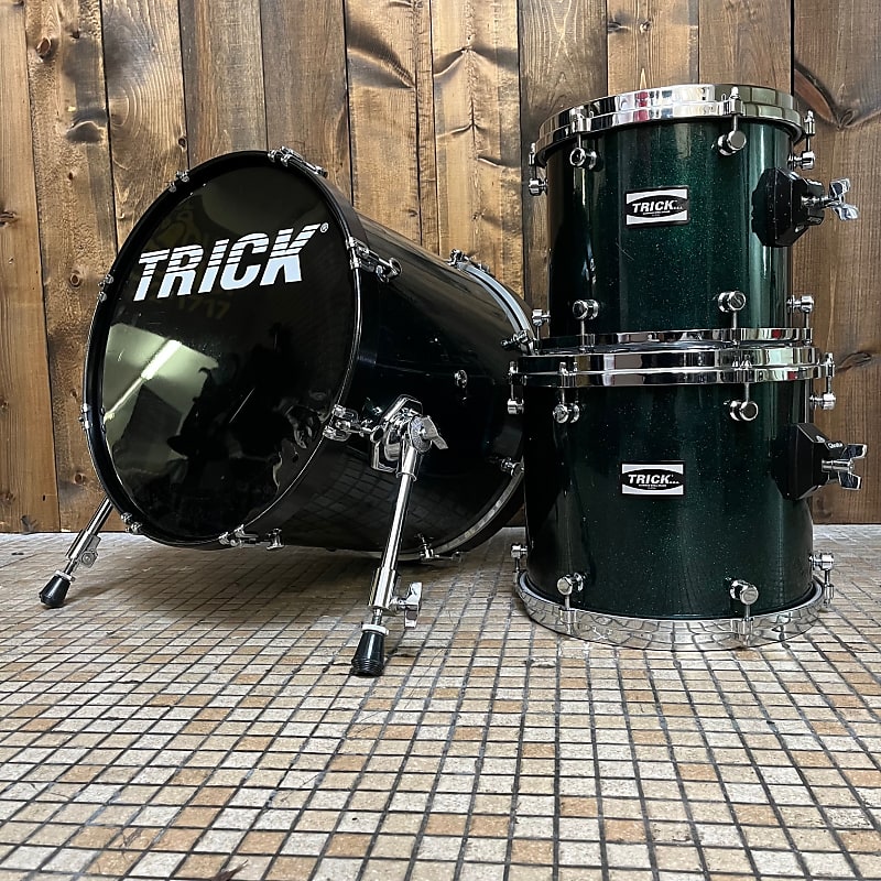 Trick Aluminum Shell Kit - Green Sparkle - 10/12/16 | Reverb