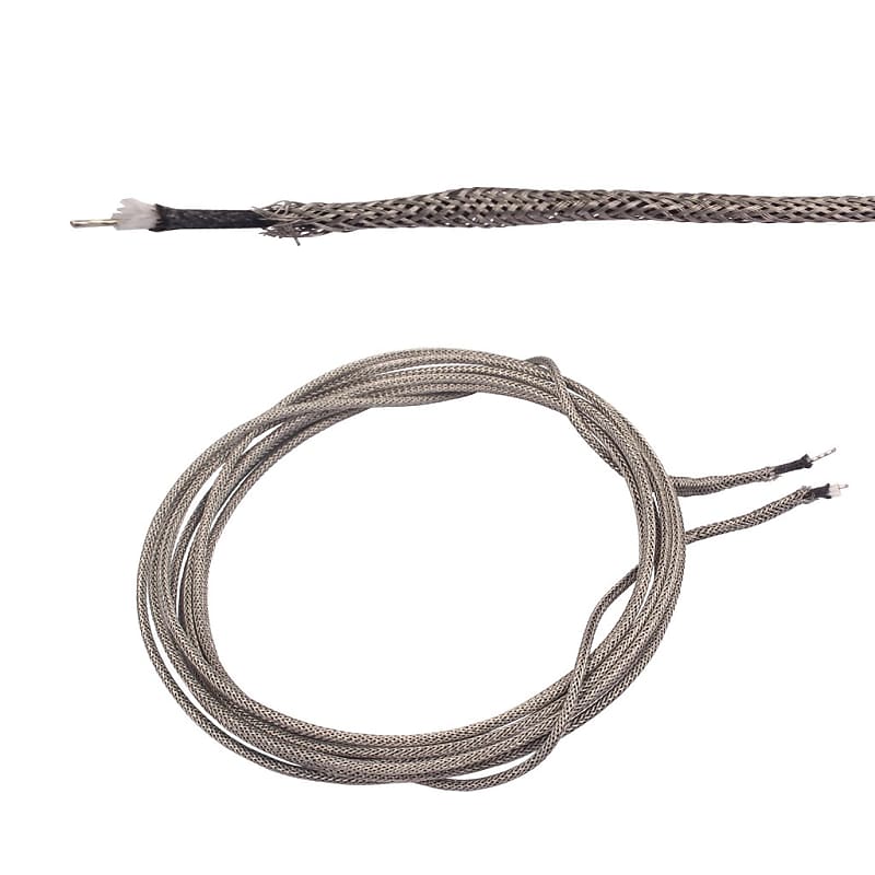 9 Feet Single-Conductor Braided Shield Cable Guitar Wire | Reverb