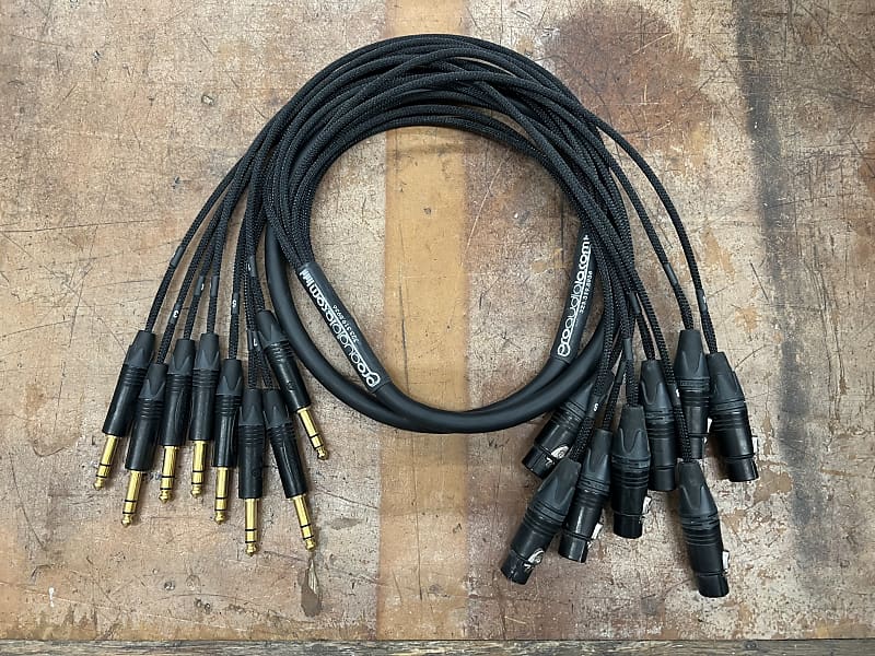 Pro Audio LA 8 channel Mogami snake - XLR F to 1/4” TRS | Reverb