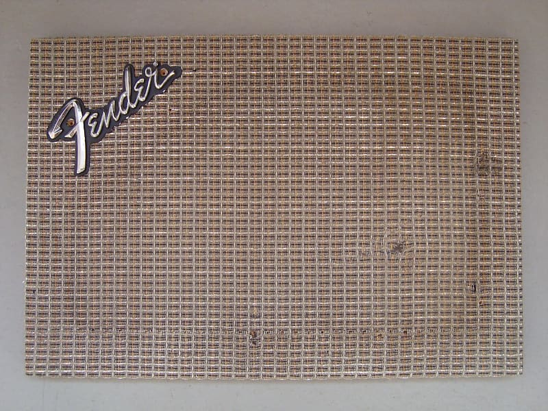 1970s Fender Silverface Champ Speaker Baffle | Reverb