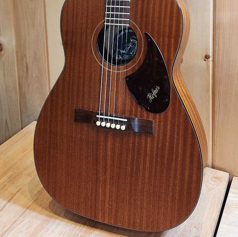 Beautiful 1973 Hofner 447 Concert Sized Acoustic Guitar with | Reverb