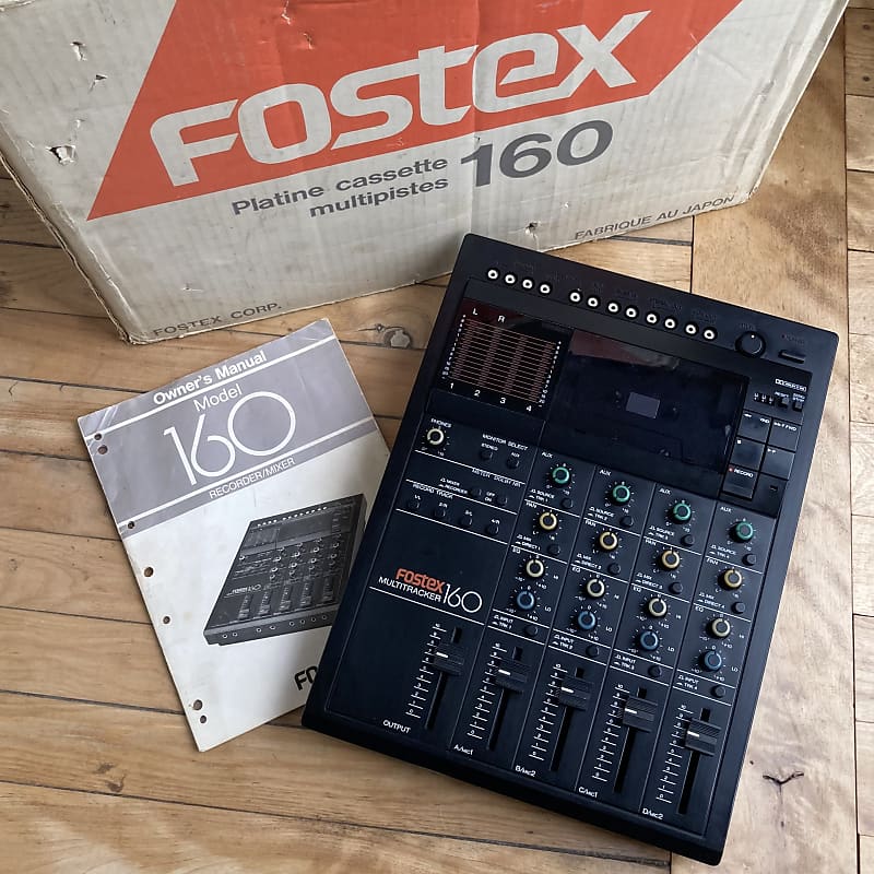 Fostex 160 4-track w/ original box and owner's manual | Reverb