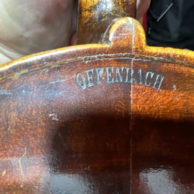 Violin 4/4 Offenbach graduated by Royce Burt 1800's to Early | Reverb