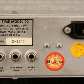 Lexicon PRIME TIME Digital Delay model 93 1979 | Reverb