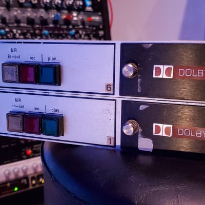 Pair of Dolby A-Type 360, brother of the 361 with Cat 22 card | Reverb