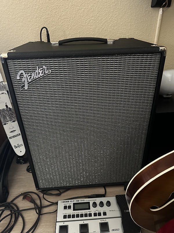 Fender Rumble 500 V3 500-Watt 2x10" Bass Combo with Boss | Reverb