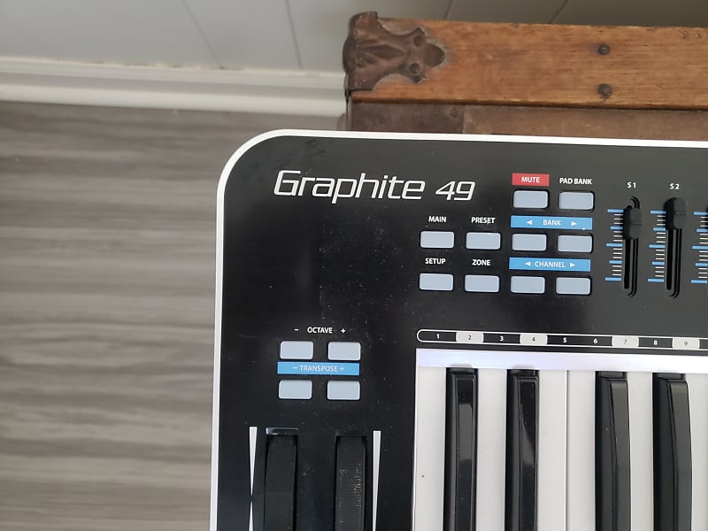 Samson Graphite 49 USB MIDI Keyboard Controller 2019 Gray | Reverb