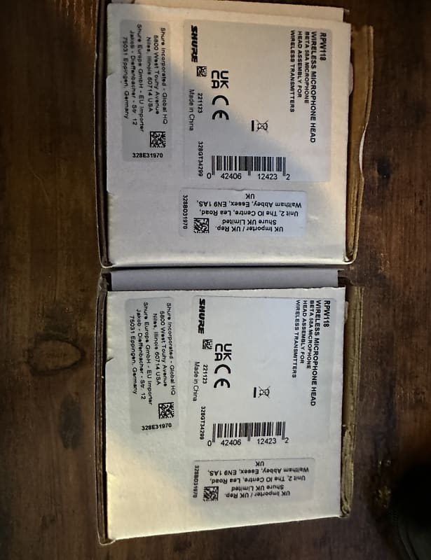 2 Shure Beta 58 Capsules | Reverb