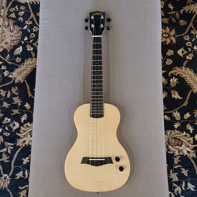Kala Solid Body Electric Tenor Ukulele - Flame Maple | Reverb