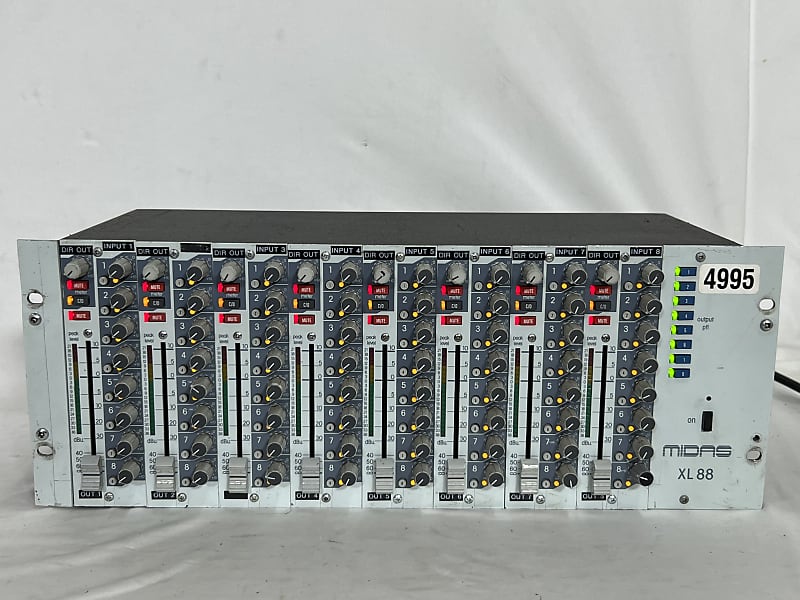 Midas XL 88 - 8x8 Rack Mounted Matrix Mixer #4995 (One) | Reverb