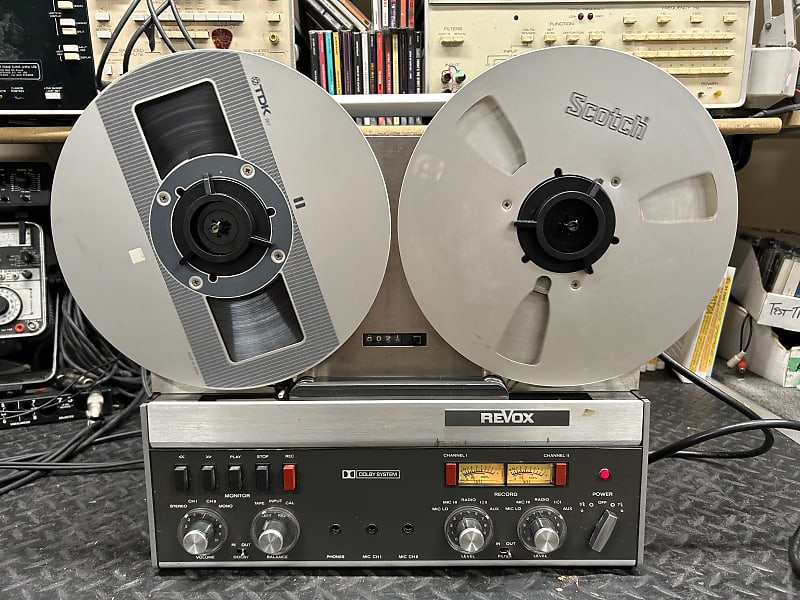 Revox A77 MKII 1/4 track 10.5" reel to reel tape deck. | Reverb
