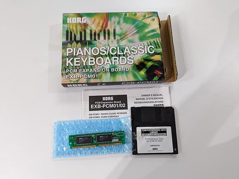Korg Triton Pianos Classic Keyboards PCM Expansion EXB-PCM01 | Reverb