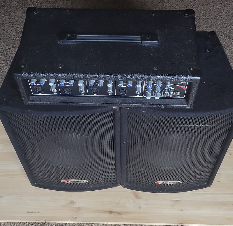 Harbinger HA120 PA System w/ 4-Channel Mixer | Reverb