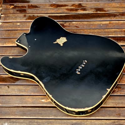 Medium Relic Telecaster Nitro Black Alder | Reverb France