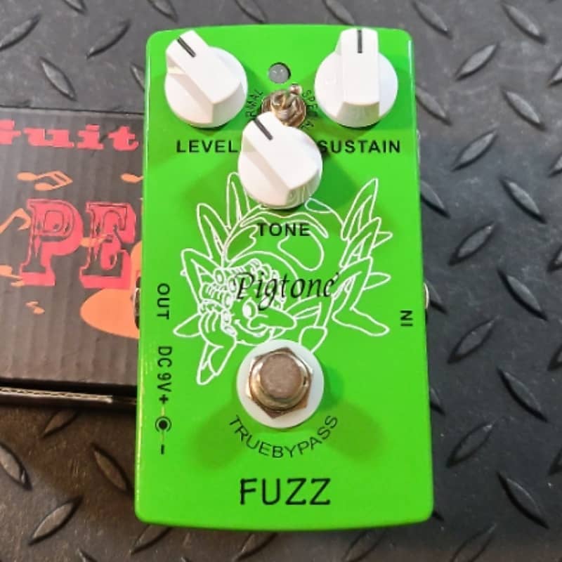 Pigtone PP-29 Fuzz True Bypass 3 knob Toggle | Reverb
