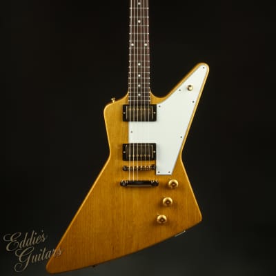 Gibson Custom Shop 1958 Korina Explorer White Pickguard | Reverb