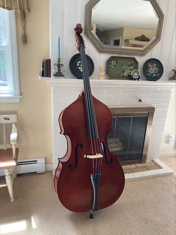 Samuel Shen SB80 3/4 Upright Bass (Case and Bow included) | Reverb