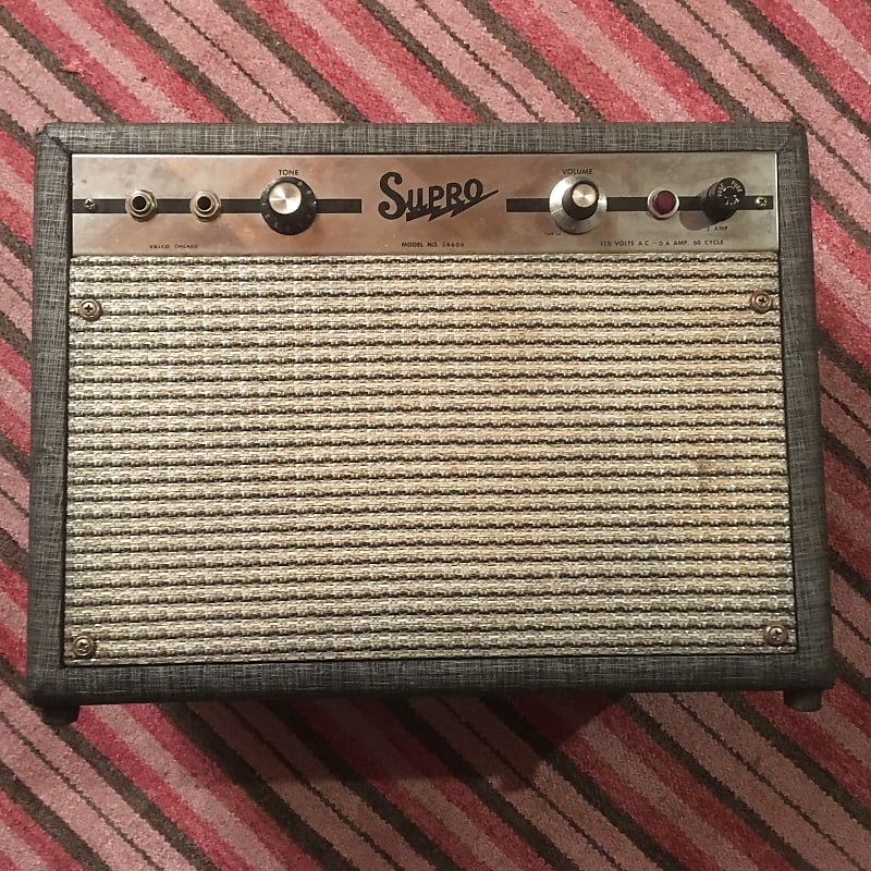60's Supro Super Six S6606 Tube Guitar Amp Valco | Reverb