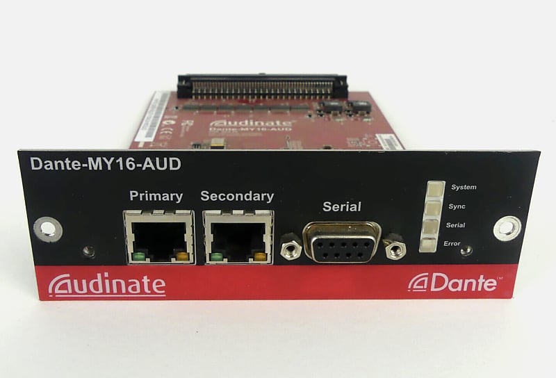 Audinate Dante-MY16-AUD 16-Channel Dante Network I/O Card | Reverb