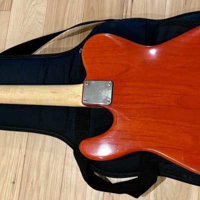 Steve Ezzo T Style 3 Pickup Guitar - Transparent Blood Orange | Reverb