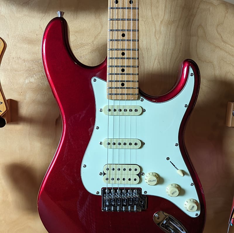 New Tagima TG-540 HSS Strat Metallic Red | Reverb