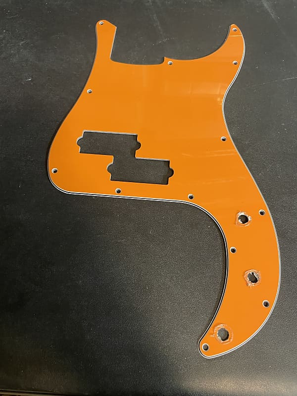 Orange Precision Bass Pickguard P | Reverb