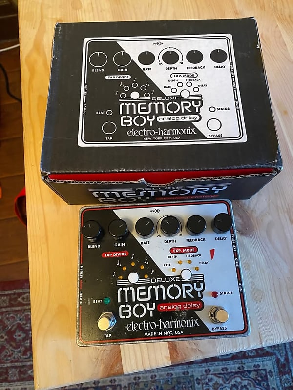 Electro-Harmonix Deluxe Memory Boy Tap Tempo Analog Delay | Reverb