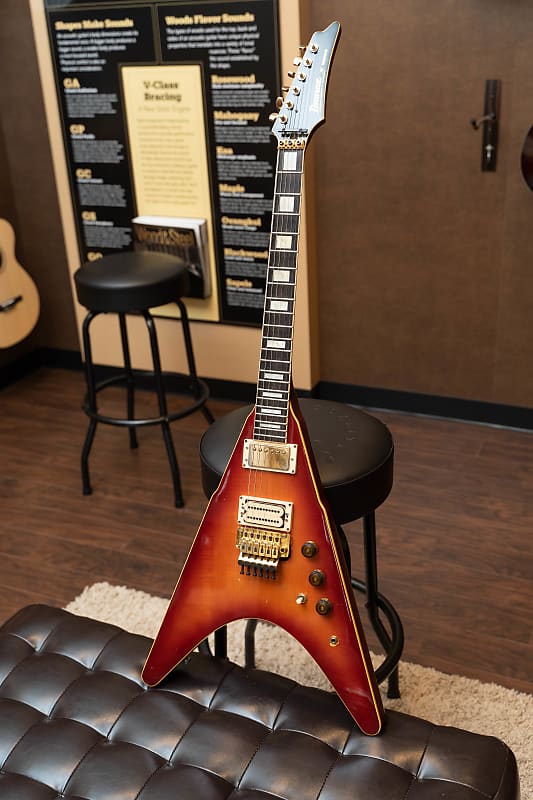 Vintage Ibanez RR550 1983 Flying V X Series Rocket Roll | Reverb