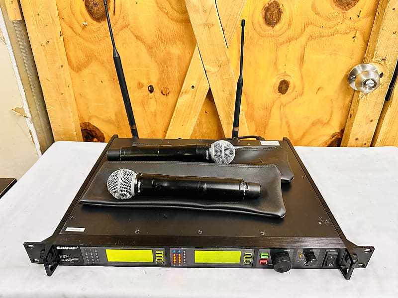 Shure UR4D+ / UR2 SM58 H4 Wireless System w/2 Microphones | Reverb