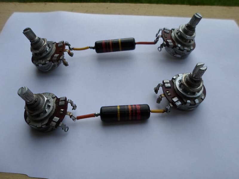 Vintage 1958 500K Centralab pots Harness for Les Paul or 335 | Reverb