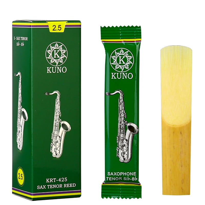 KUNO KRT-425 Sax Tenor Reeds - Strength 2.5 (5-Pack) | Reverb