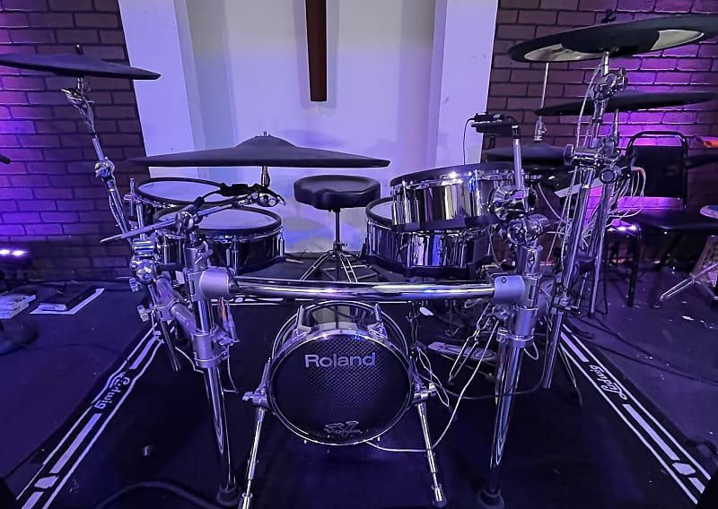 Roland TD-50 V-Drum Kit with Mesh Pads | Reverb