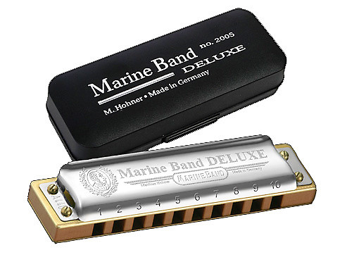 NEW Hohner Marine Band Deluxe Harmonica - Key of 'D' | Reverb