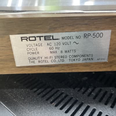 Rotel RP-500 Vintage - Walnut Woodgrain | Reverb