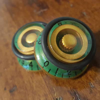 JAT CUSTOM GUITAR PARTS 2 Speed Grip Top Hat Knobs Candy | Reverb