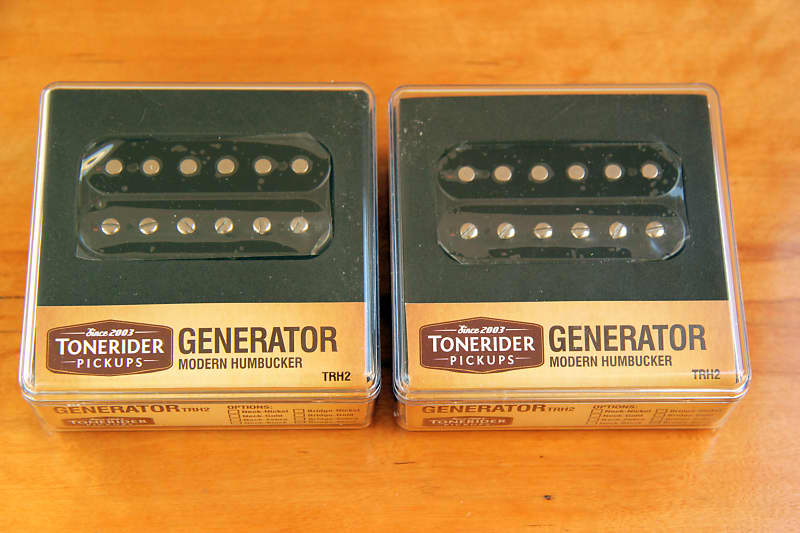 Tonerider TRH2 GENERATOR Humbucker SET Black Alnico V Vintage | Reverb