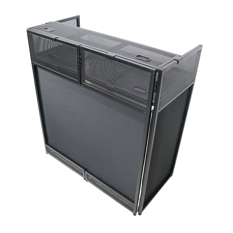 Vista DJ Booth FacadeTable Work Station BLACK Frame Black & | Reverb