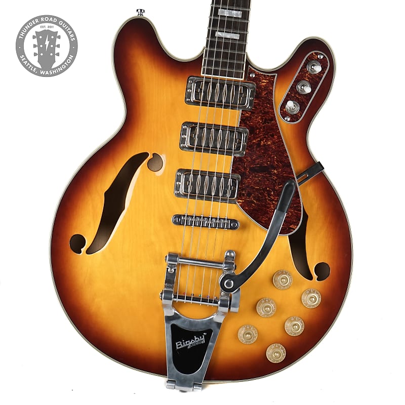 Used Eastwood Airline H-78 Sunburst | Reverb