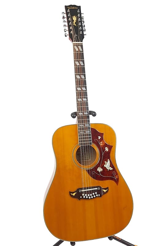 1970 Ventura Bruno V-24 12-String Acoustic-Electric Guitar | Reverb