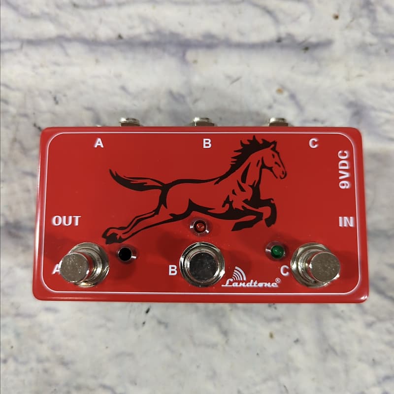 Landtone 3 Pedal Looper - Red | Reverb